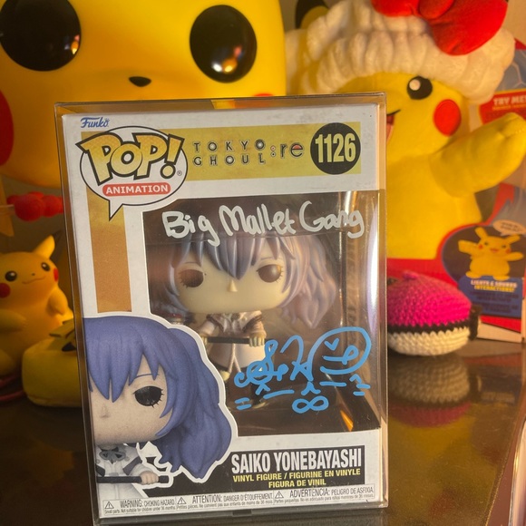 Funko | Toys | Saiko Yonebayashi Funko Pop Signed Sarah Weidenheft | Poshmark